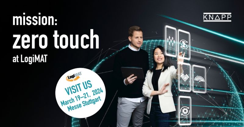 KNAPP presenterar mission: zero touch på LogiMAT 2024 - KNAPP