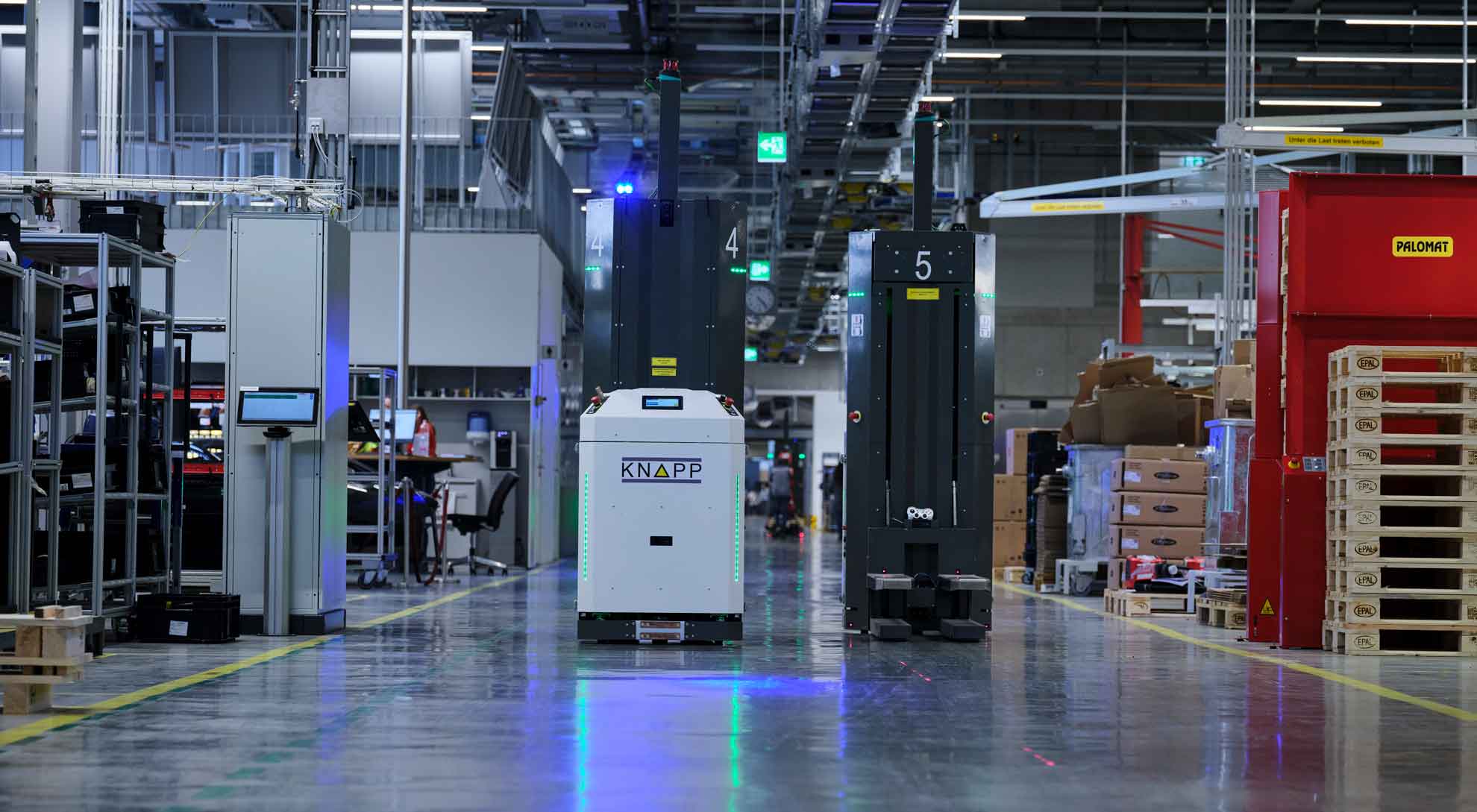 Open Shuttle Fork - en AMR for palltransport